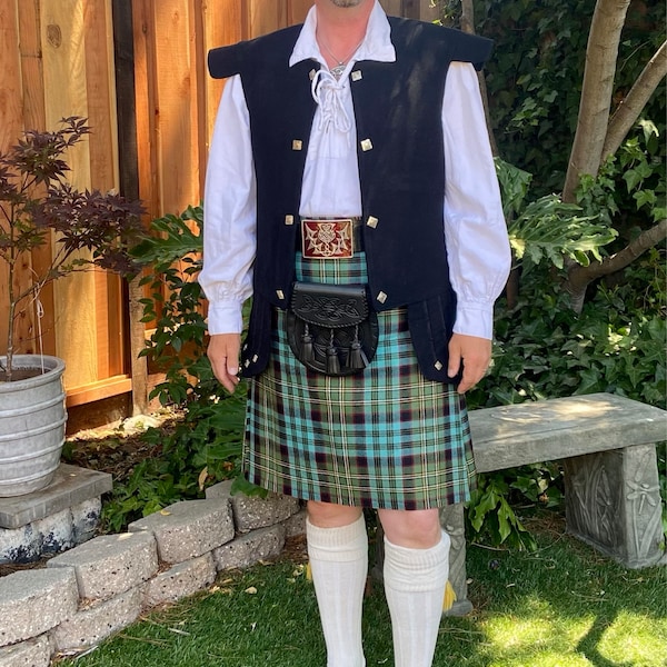 Scottish Traditional Jacobite Kilt Vest - Chieftain Highland Wedding ...