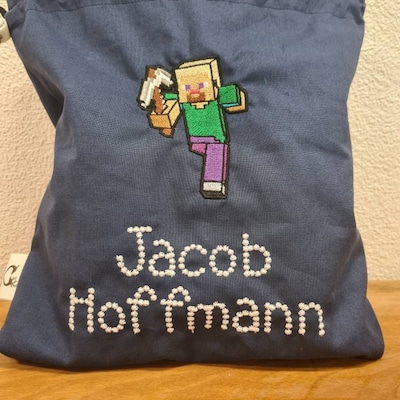 Steve Minecraft Embroidery Design digital File - Etsy