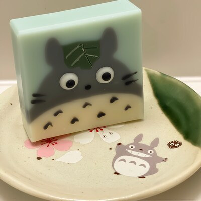 My Neighbor Totoro Soap, Handmade, Cold Process Soap, Design Soap - Etsy