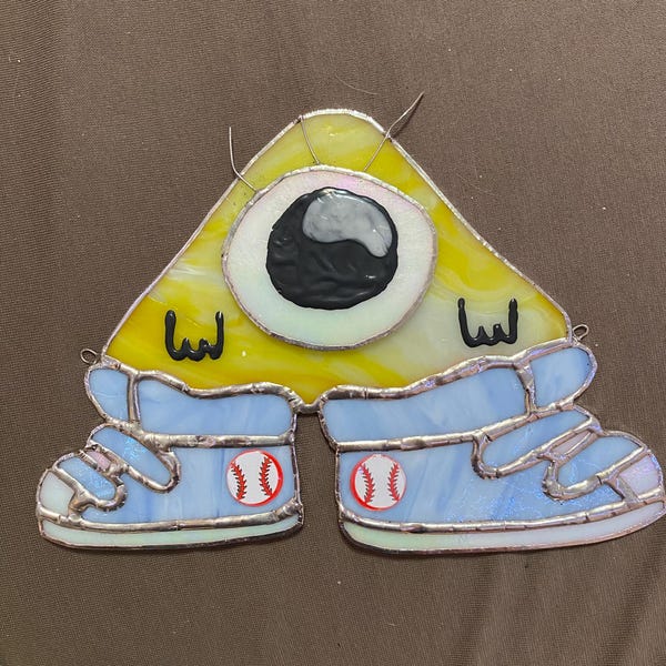 The Book of Bill Stained Glass Replica - Etsy