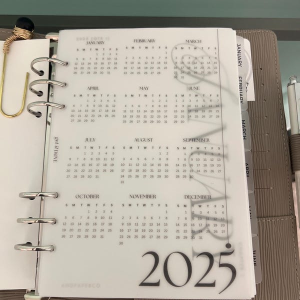 Overflow A6 Personal Binders DIGITAL DOWNLOAD NOT Physical Product - Etsy