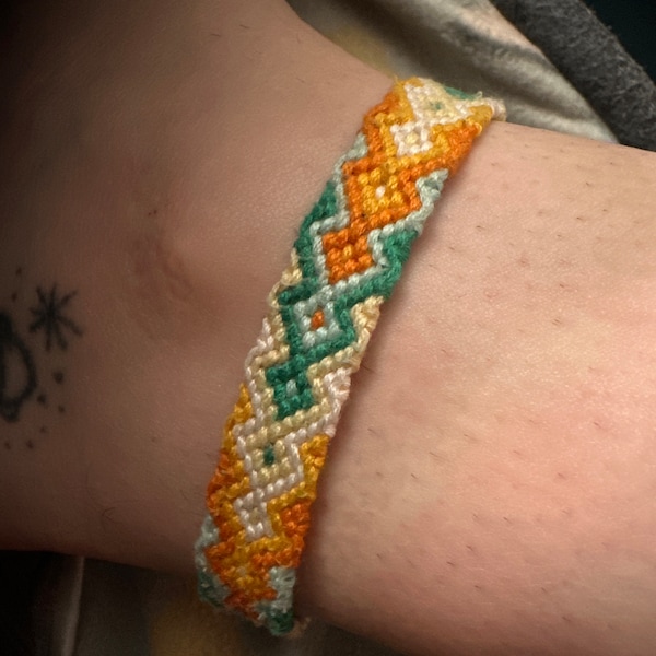 Woven Daisy Chain Friendship Bracelets, Visco,flower, Anklet, Boho ...