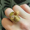 Silver Arthritis DIP or PIP Ring, Finger Splint for Bending Sideways ...
