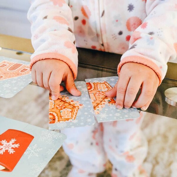 Christmas Matching Games, 2 Piece Puzzles for Toddlers & Preschoolers ...