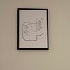 8 Abstract Controller Line Drawing, Minimalist Art, Gaming Wall Decor ...