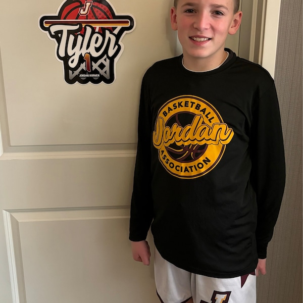 DIGITAL FILE - Custom Sports Tournament Sign - Basketball - Hoop - Door ...