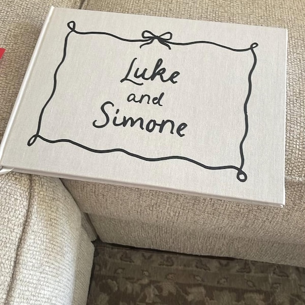 Linen Polaroid Album Personalised Photo Book Album Fits Instax Mini ...