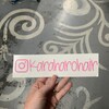 Instagram Handle Car Decal, Car Sticker, Influencer Decal, IG Sticker ...