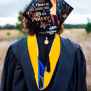 Unapologetically Dope Black Girl Graduation Cap Topper Black - Etsy