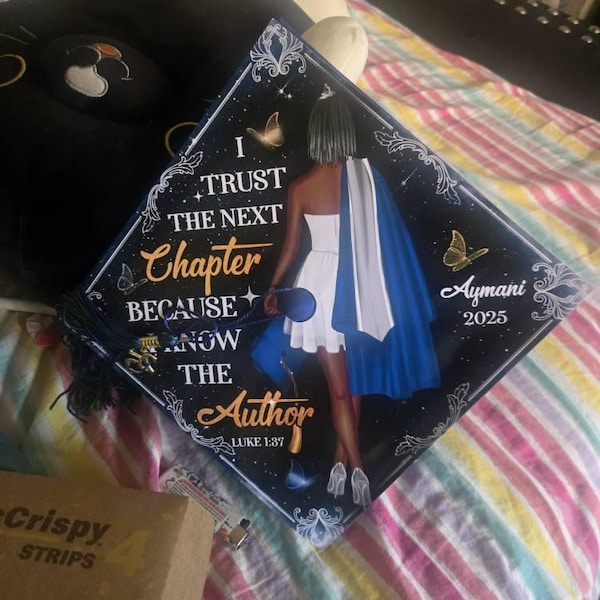 Printed Toy Story Graduation Cap Topper, Disney Pixar Inspired Grad Cap ...