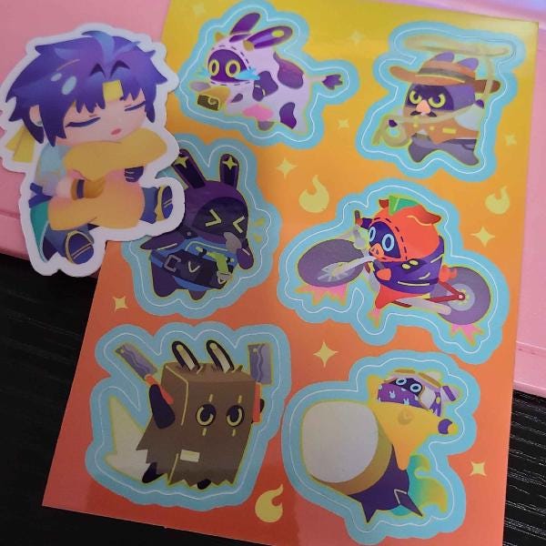 Zenless Zone Zero - Burnice Matte Sticker - Etsy