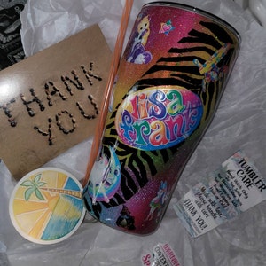 Good Vibes Tumbler Reggae Red Gold Green Glitter Shaka Beach Waves ...