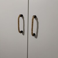 Rustic JUTE ROPE Handle Home Decor Drawer Pull - Etsy