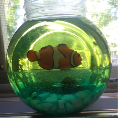 MINIATURE CLOWNFISH Tiny Sea Animals Figurines Figures for Fairy Garden ...