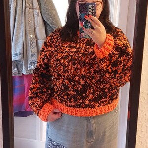 The 'joy' Sweater Adult Chunky Easy Beginner - Etsy UK