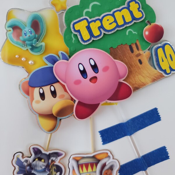 3D handmade FNF Cake Topper and 2pcs Mini Topper / Cupcake Topper ...