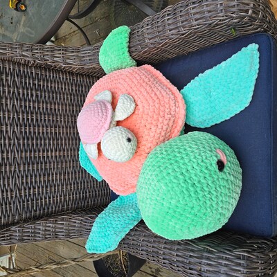 Crochet Jumbo Turtle human Size Pattern PDF Download Extra Large ...