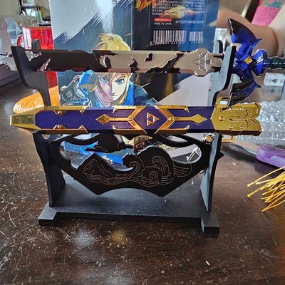 Hand-forged Infinity Sword Metal Infinity Blade Miniature Replica 30cm ...