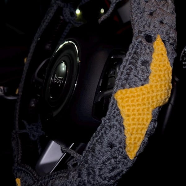 Crochet Lightning Bolt Brooch Pattern - Etsy