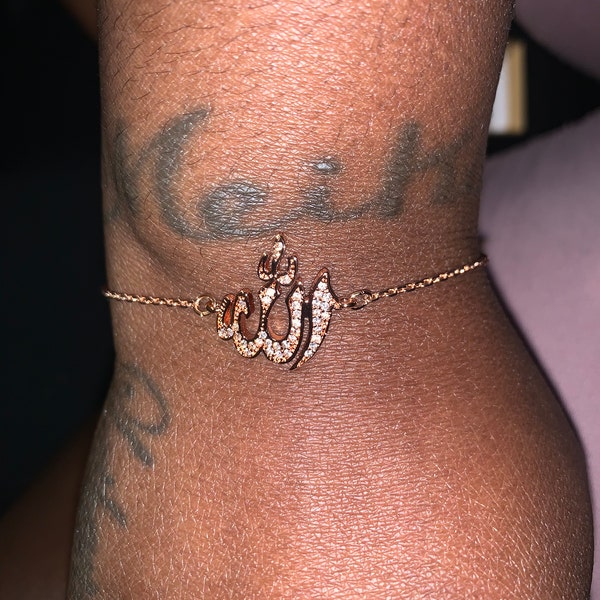 Allah Bracelet, Gold and Silver, Allah, Bracelets for Men, Bracelets ...