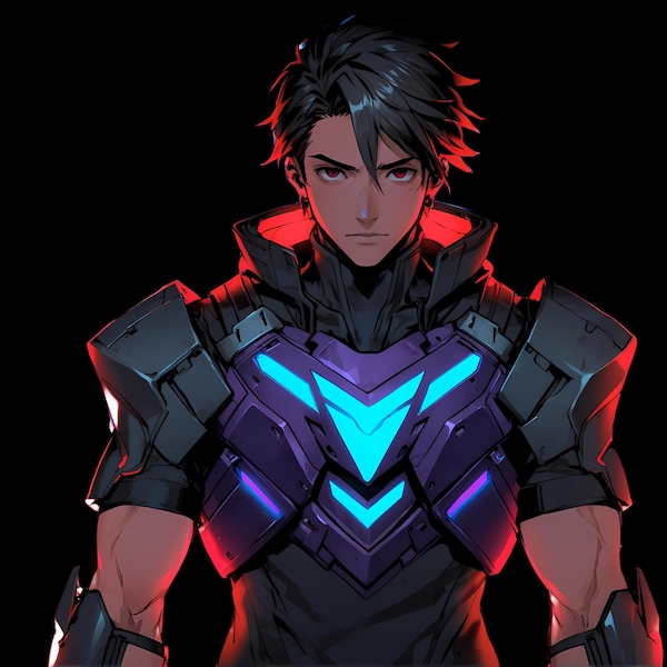 Premade Pngtuber Model Dragon Boy Vtuber Model Male PNG Vtuber Avatar ...