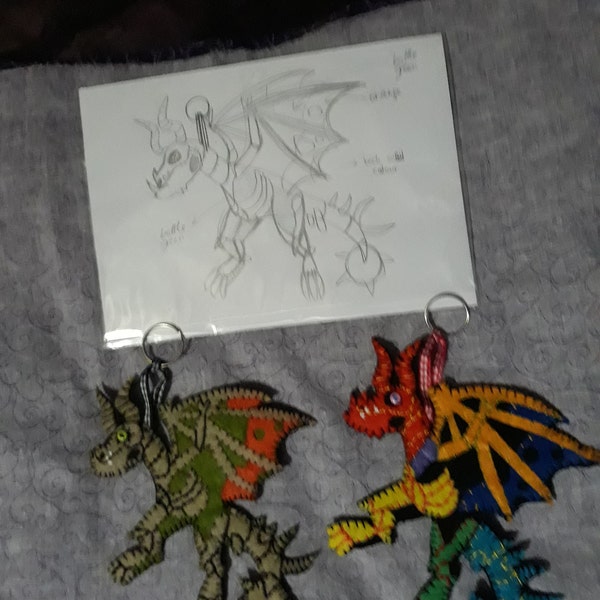 Pigeons Handmade Hand Stitched Key Chain Pigeon Bird Felt Collectable ...