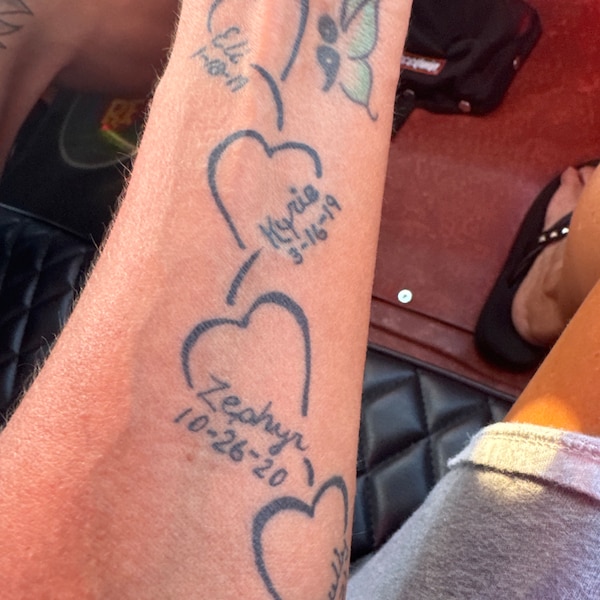 Custom Temporary Tattoo, Kids Names (set of 3) - Etsy
