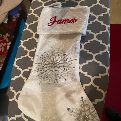 White Iron on Name Patch Custom Embroidered Name Patch White - Etsy