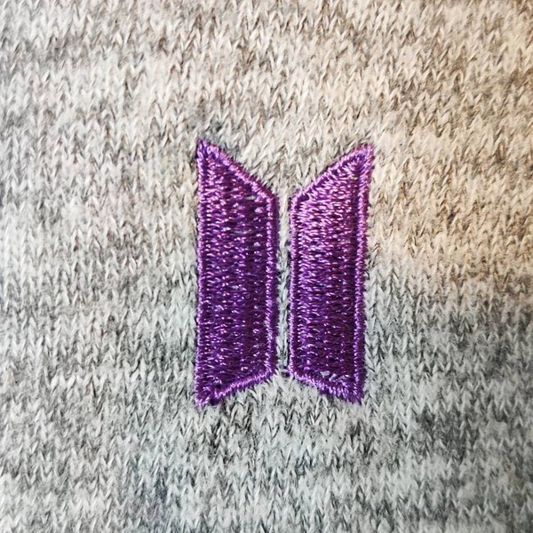 4 Sizes BTS Logo - Machine Embroidery Design File - Etsy
