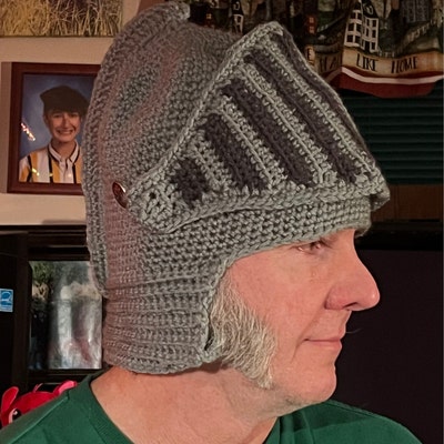 Crochet Pattern Chain Mail Coif Hat - Etsy