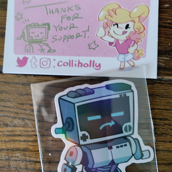 P03 Inscryption Die Cut Sticker, Holographic Vinyl Sticker 2.5" - Etsy