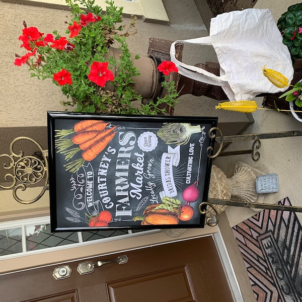 Printable Farmers Market Welcome Sign, Perfect for Any Farm Theme ...