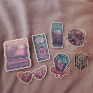 90s Sticker 90s Aesthetic Sticker Set 1990 Stickers 90s - Etsy