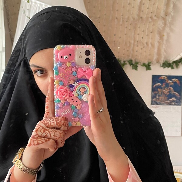 Pink Layered Cute Pastel Phone Case - Etsy UK