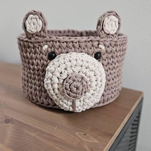 Pattern | Turtle Basket | Digital Download | PDF | Video Tutorial | DIY ...