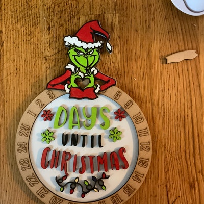 Christmas Cartoon Countdown Svg, Christmas Countdown Svg, Countdown ...