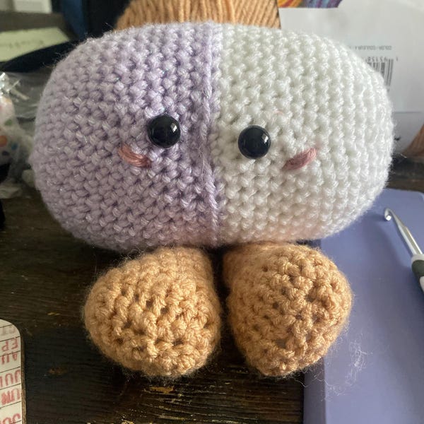 PATTERN ONLY Apple With Legs Crochet Amigurumi English Pattern US ...