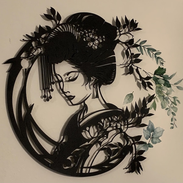 Wizard Wall Decor, Powerful Wizard Silhouette Laser Cut, Detailed ...