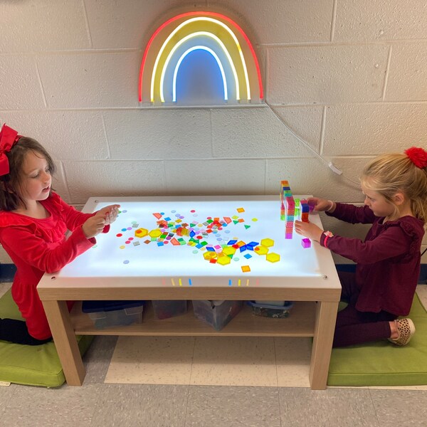 Small Light Table | WHITE - Etsy