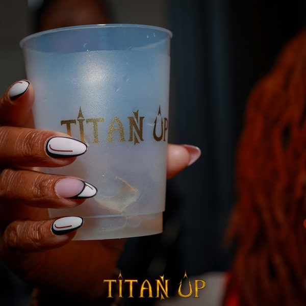 Custom Wedding Cups, Reception Bar Frosted Cups, Personalized ...