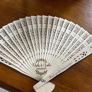 Quinceañera Favor Fans Personalized Birthday Party Fans in Bulk Sweet ...