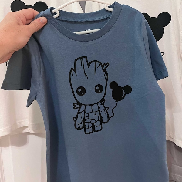 Baby Groot With Mickey Ballon SVG - Etsy