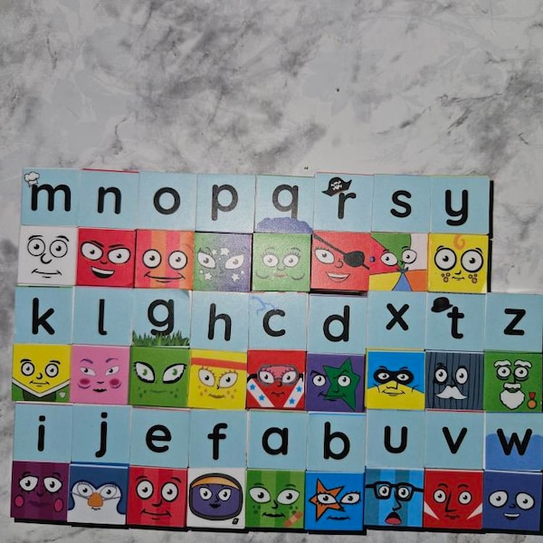 Numberblocks Math Cubes 0-10, Total 56 Pcs, Educational Blocks. Include ...