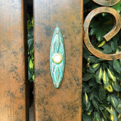 Frog Doorbell in Bronze - Etsy