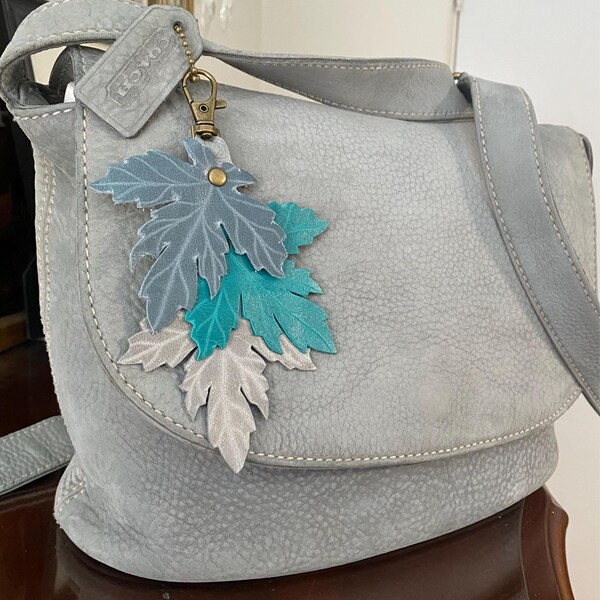 Purse Charm for Handbag Leather Flower Bag Charm Charm for Handbag ...