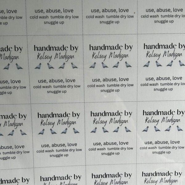 Quilt Care Card PDF Download, Printable Quilt Care Card, Quilt Care ...