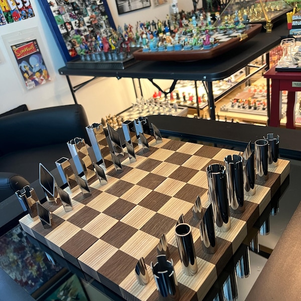 Collector's Minimal Chess Set. Handmade. Lanier Graham Chess Set With ...