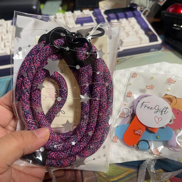 Crossbody Rope Phone Strap in 9 Colors.gift for Everyone.handmade Dual ...