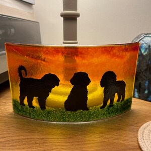 Small Treat Jar/storage With cockapoo Etching to the Front Perfect Gift ...