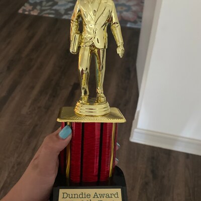 The Dundie Award the Office TV Show Dundie Award Trophy - Etsy